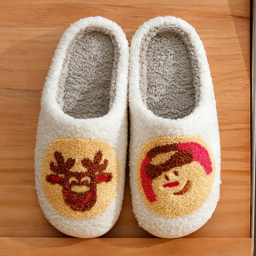 Christmas Cookie Preppy Aesthetic Cozy Slippers – The Preppy Place